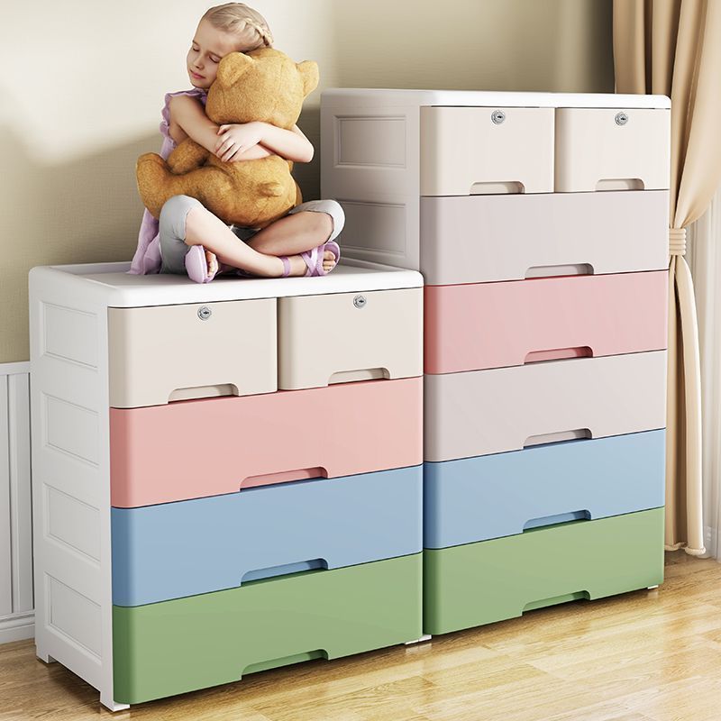 MOK Drawer Chest 5/6/7 Layer Large Storage Space Plastic Drawer High ...