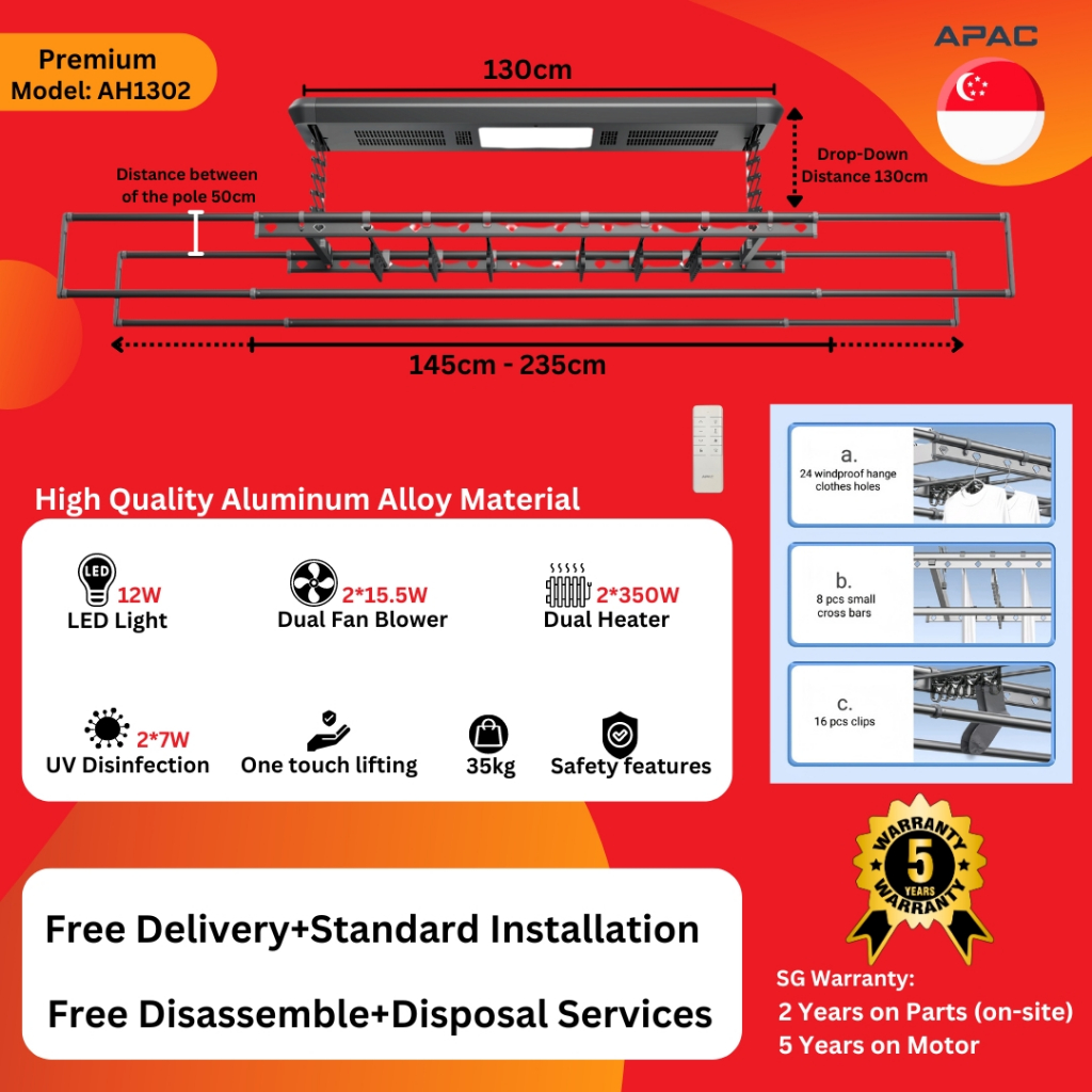 Automated Laundry Rack /Smart Clothes Drying Rack / Laundry Rack System ...