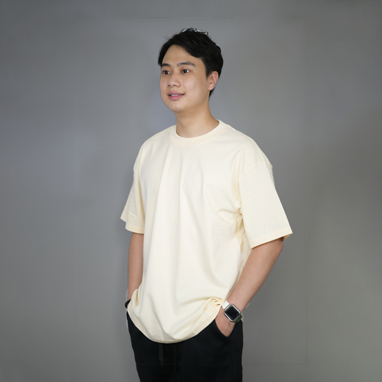 [HEAVYWEIGHT] 260GSM Oversized Plain Cotton T-Shirt / Tee With New ...