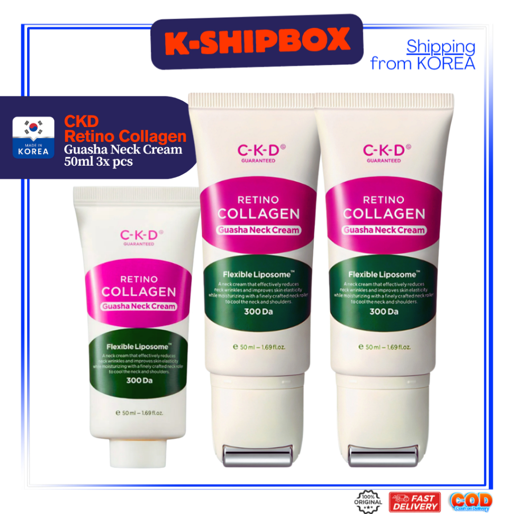 CKD Retino Collagen Guasha Neck Cream Set 50ml x3 – Anti-Aging, Firming ...