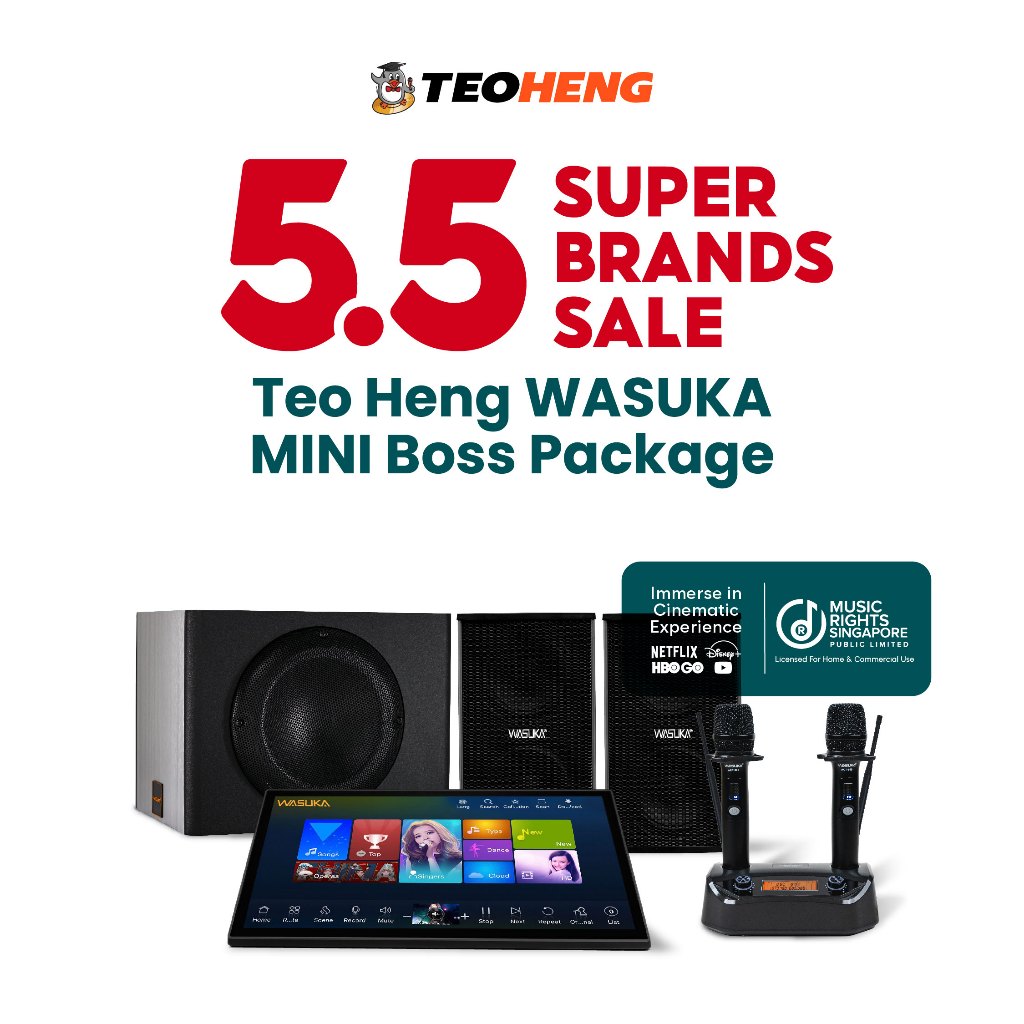 [SG] Teo Heng WASUKA Mini Boss Home Karaoke Package | Shopee Singapore