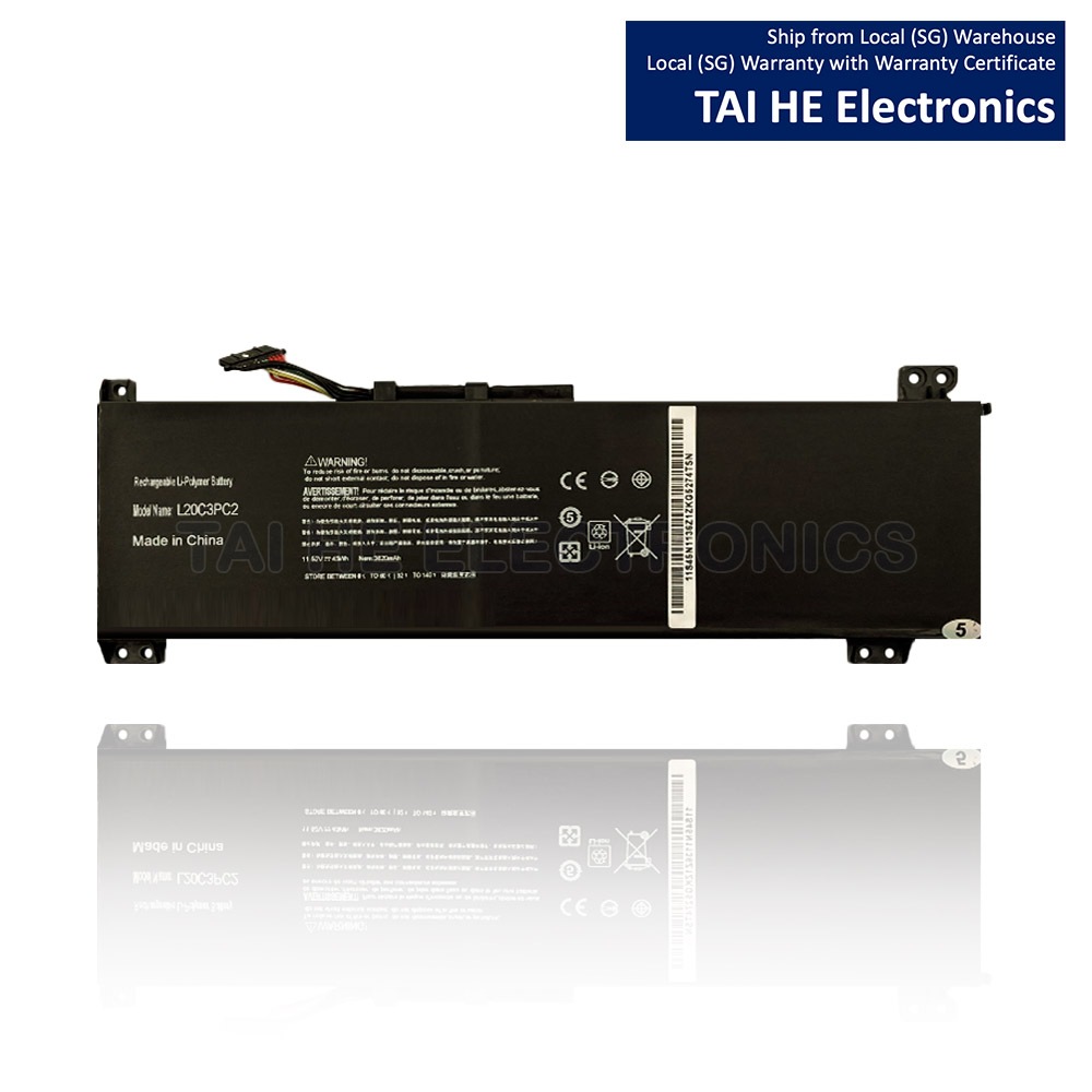 L20C3PC2 L20D3PC2 L20M3PC2 Laptop Battery for Lenovo Ideapad Gaming 3i ...