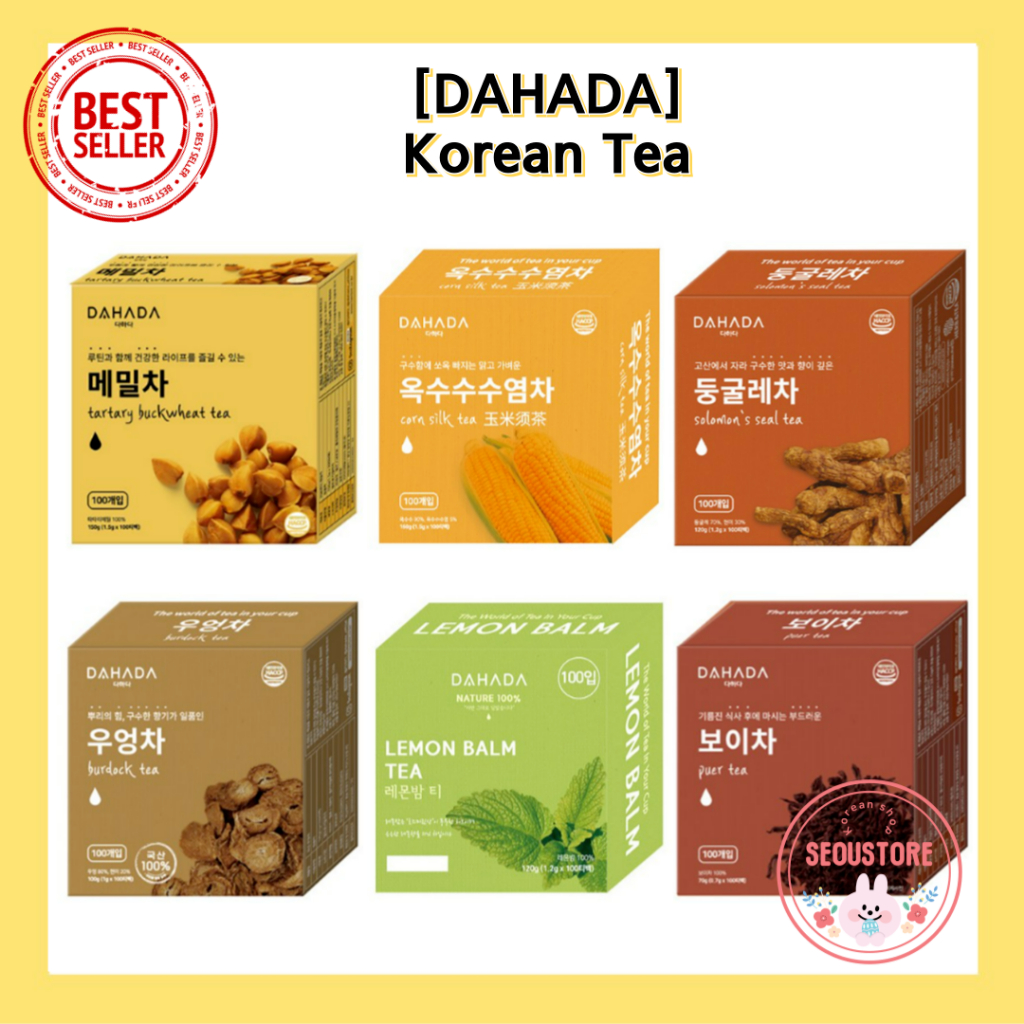 [DAHADA] Korean Tea 100T Solomon's Seal Tea/Buckwheat Tea/Buckdock Tea ...