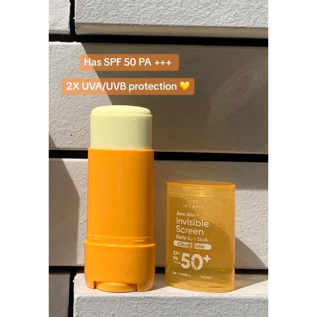 LUXE ORGANIX INVISIBLE SCREEN DAILY SUN STICK ZERO SHINE SPF50 PA ...