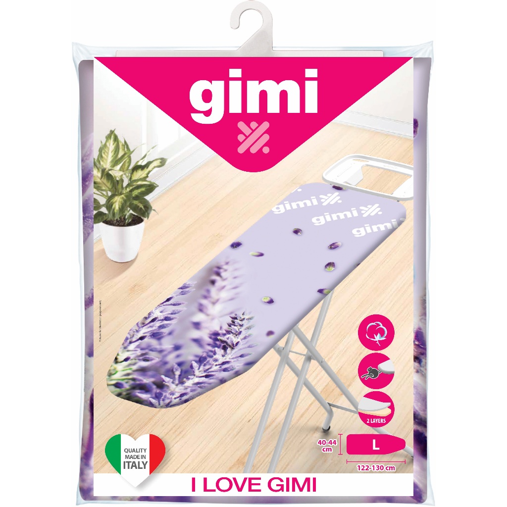 GiMi Iron Board Cover I Love GiMi (L) 130 x 44 CM Lavender | Shopee ...