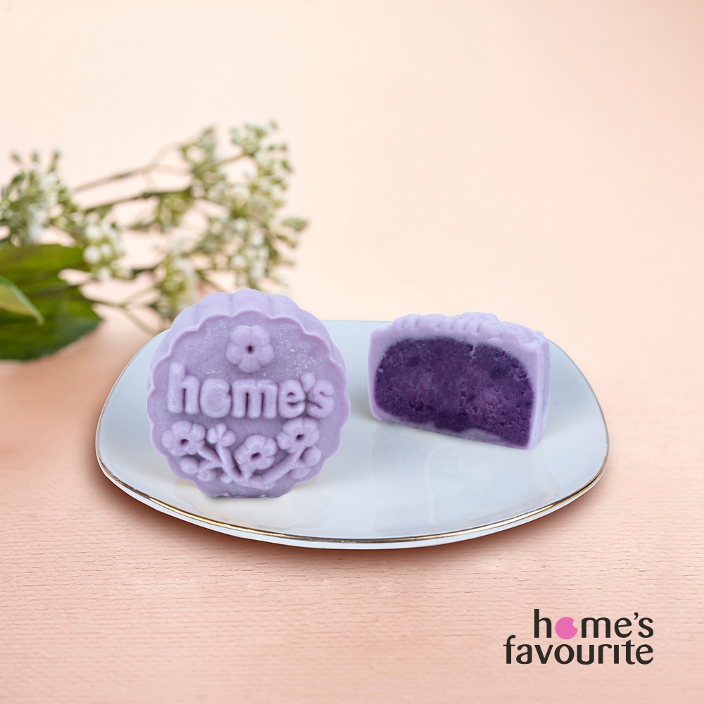 [Home's Favourite] Mini Snow Skin Pure Purple Sweet Potato Mooncake ...