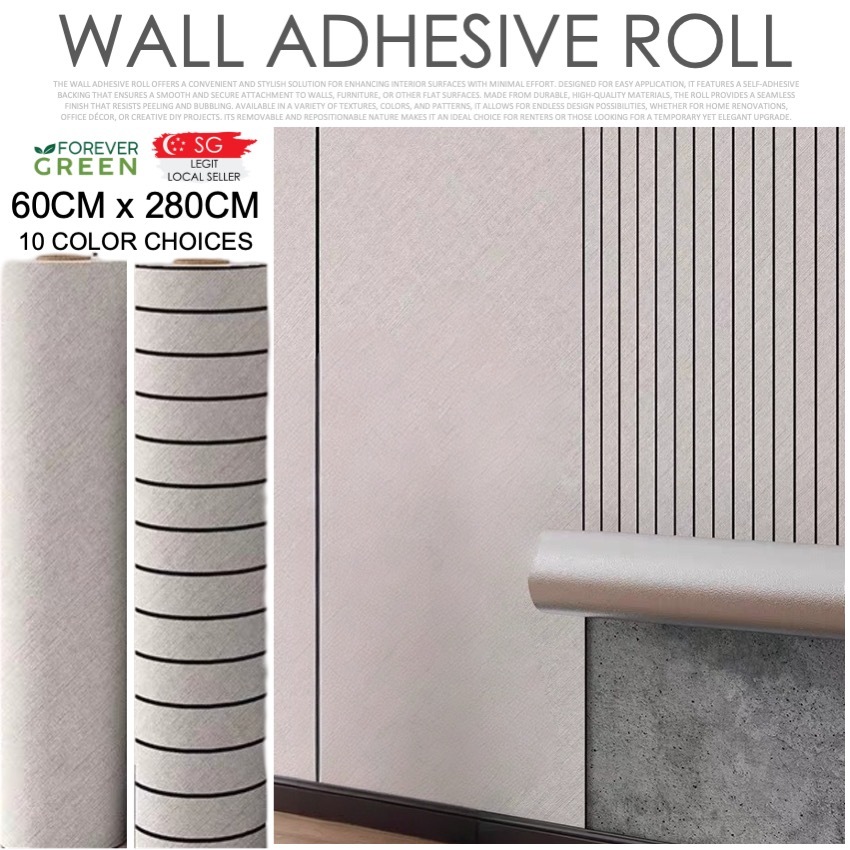 [11 Designs] Wallpaper Wall Sticker Wallpaper for Living Room Decor ...