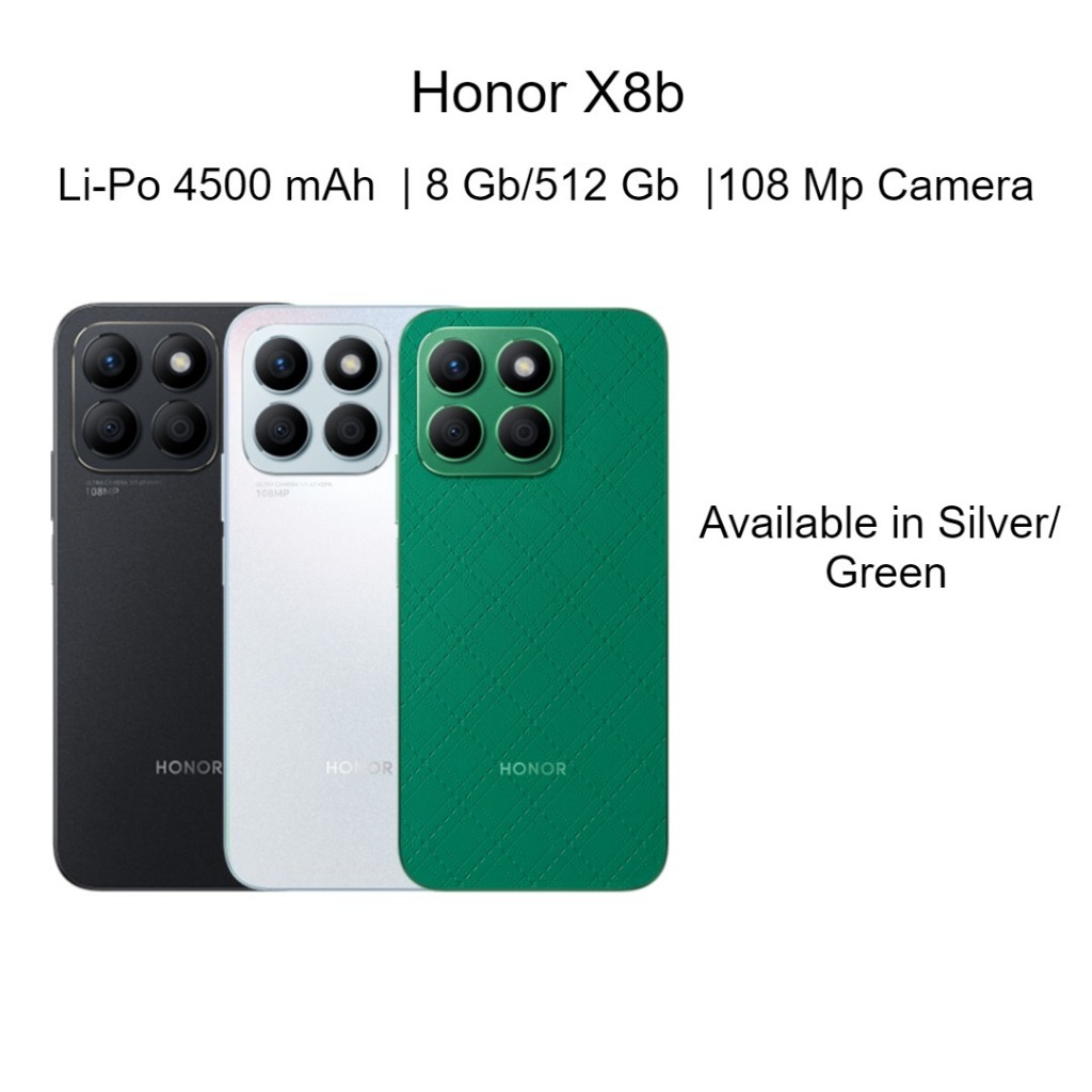 Honor X8B 8GB/512GB | Free Honor 10000mAh PowerBank | Shopee Singapore