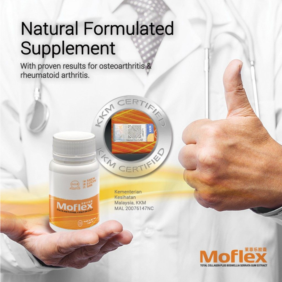 Moflex Total Collagen Plus Boswellia Serrata Gum Extract Knee Pain ...