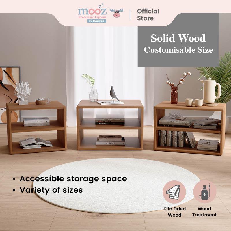 [Pre-Order] mooZzz Cratison Wood Side Table (3 Sizes) | Shopee Singapore