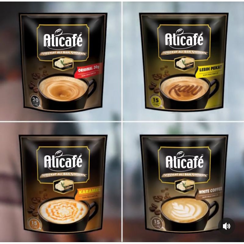 Alicafe Alitea Tongkat Ali Coffee Tea | Shopee Singapore
