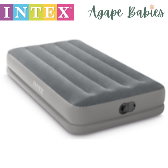 INTEX Dura-Beam® Standard Prestige Air Mattress 12" Twin w/ Built-In ...
