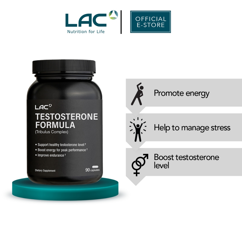 [LAC MEN'S] Testosterone Formula - Tribulus Complex (90 capsules ...