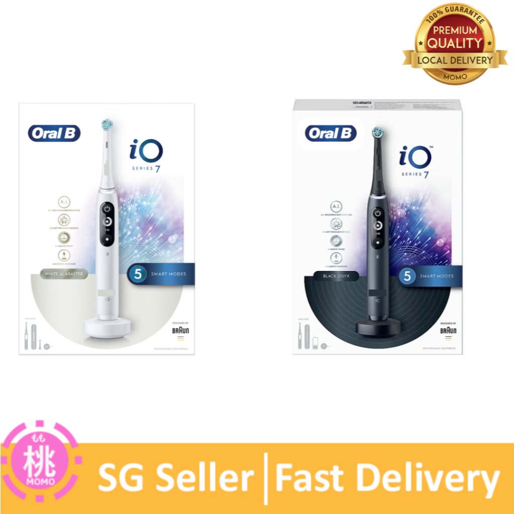 Oral B iO series IO-7 - Electric Toothbrush, 1 Handle, 1 Toothbrush ...