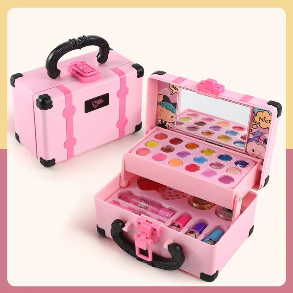 SG Kids Makeup Kit Girls Real Makeup Kit Safe Non Toxic Princess Play ...
