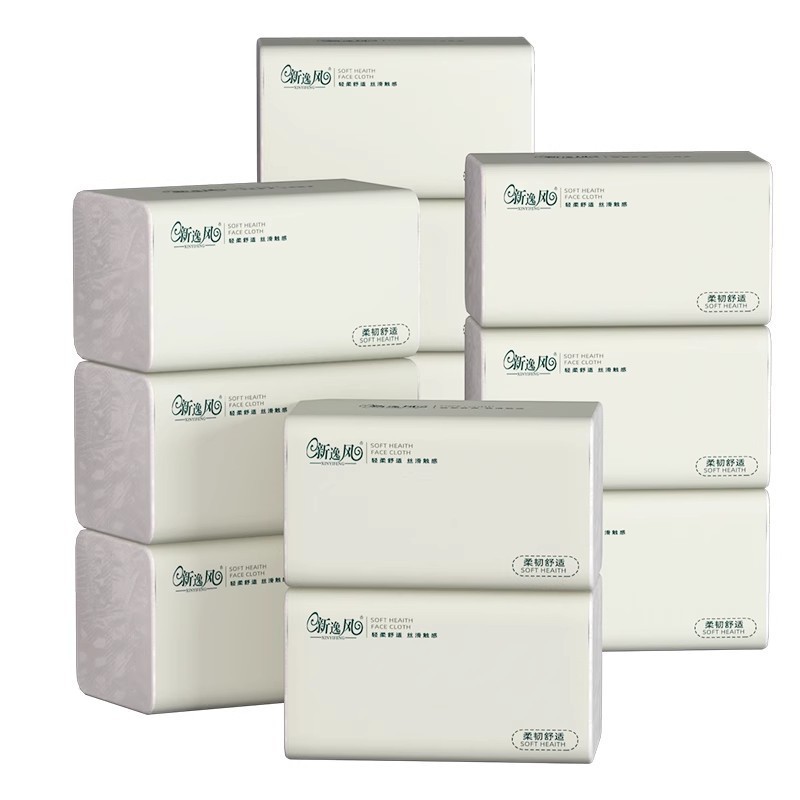 Tissue Paper 4ply Thickened 270 Sheets Pure Wood Pulp Household Facial ...