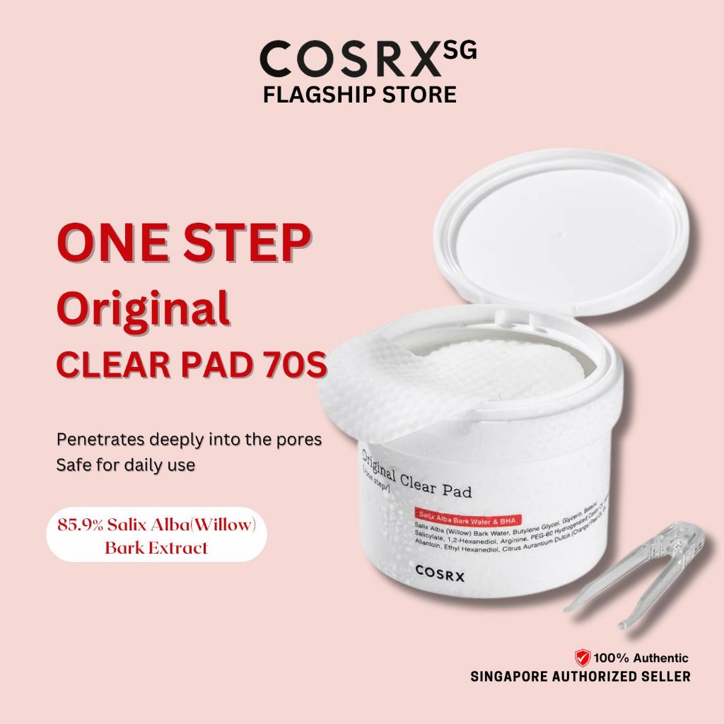 Cosrx One Step Original Clear Pad 70s(Oily Skin Toning Pads) | Shopee ...