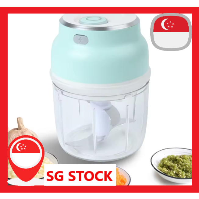 USB Rechargeable Garlic Chopper, Kitchen Blender Mixer, and Vegetable ...