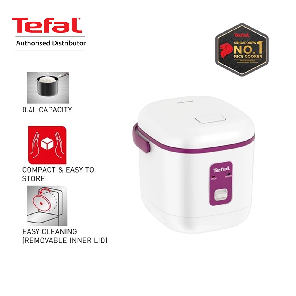 Tefal Mechanical Mini Rice Cooker 0.4L - RK1721 | Shopee Singapore
