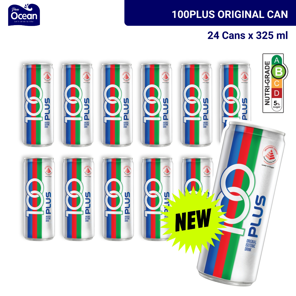100 Plus Original 325ml (24 cans per pack) | Shopee Singapore