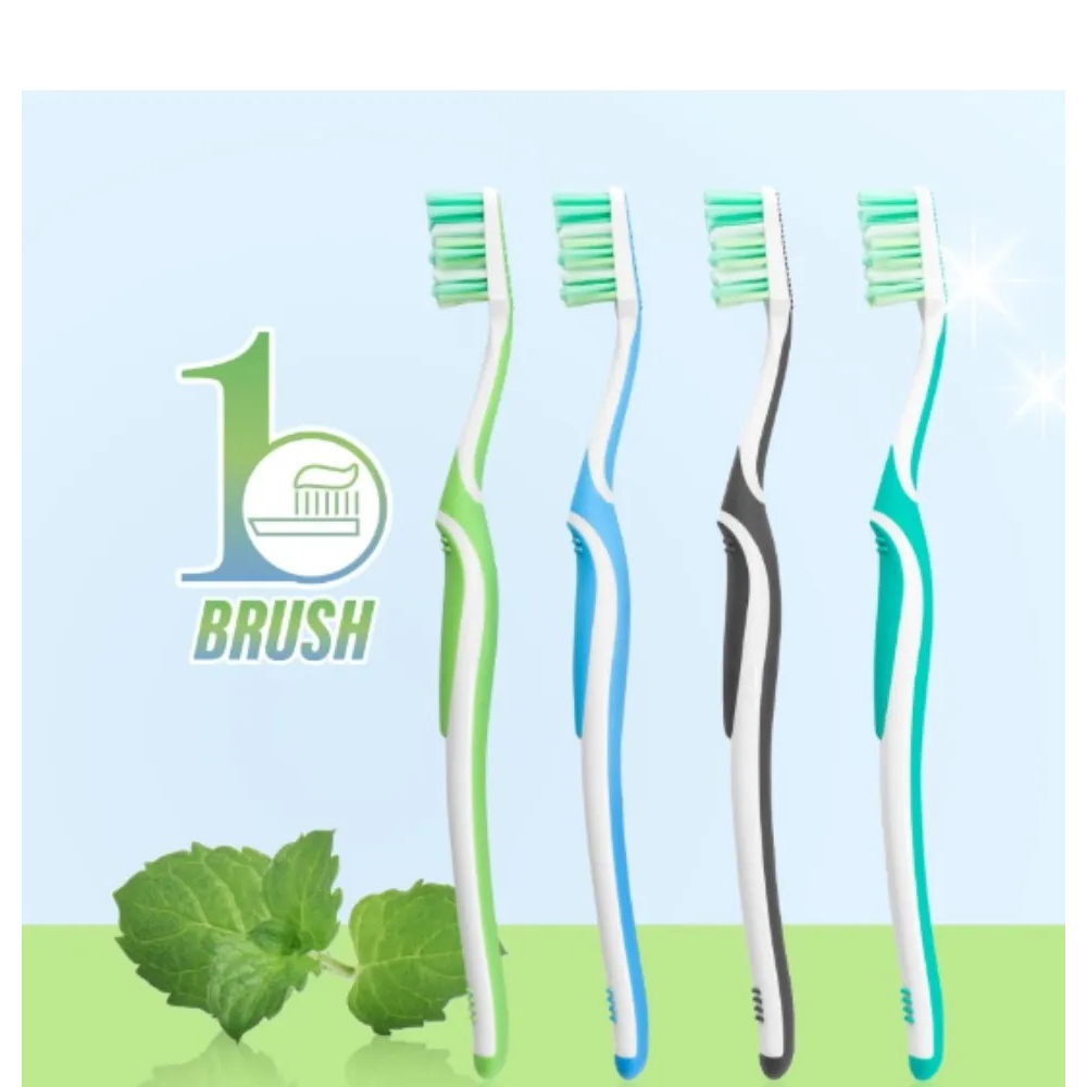 [Stock in Singapore] Multi-Action Toothbrush – 4 pcs | Shopee Singapore
