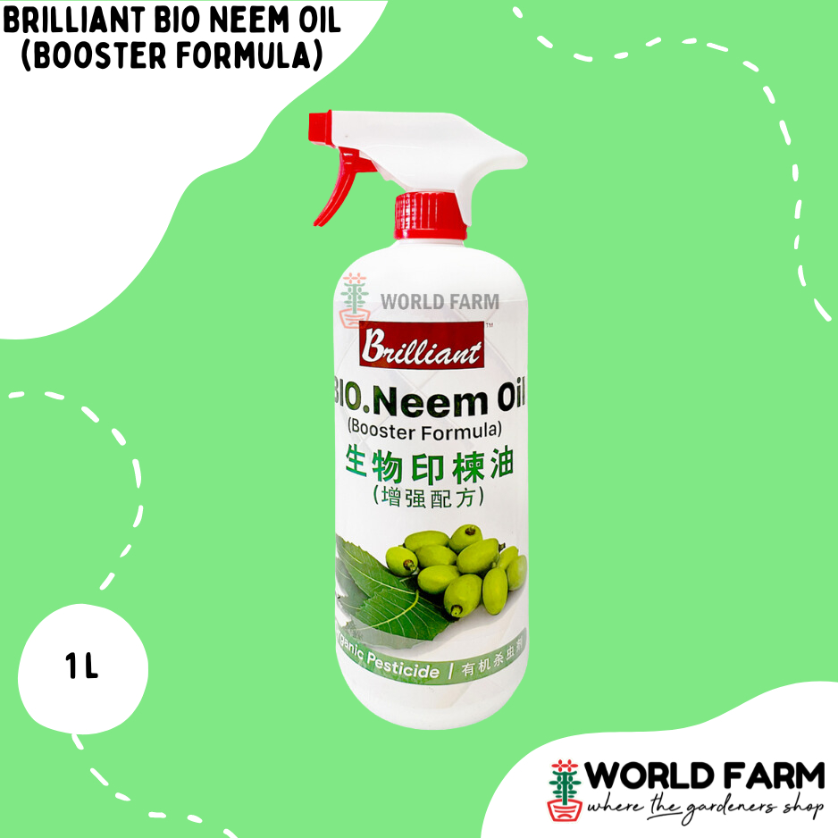 Brilliant Bio Neem Oil (Booster Formula) Organic Pesticide ...