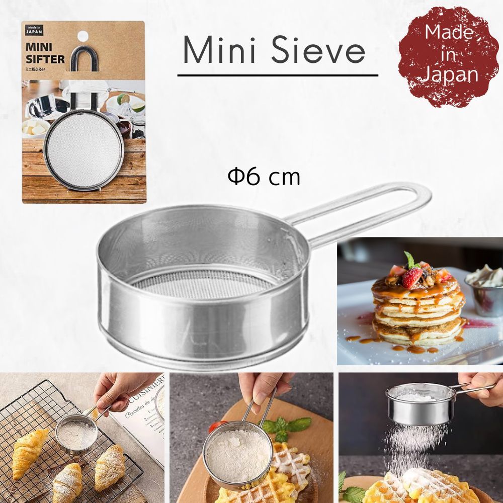 Echo Mini Sieve / Sifter / Strainer. Total length 11 cm (Φ6 cm). Made ...
