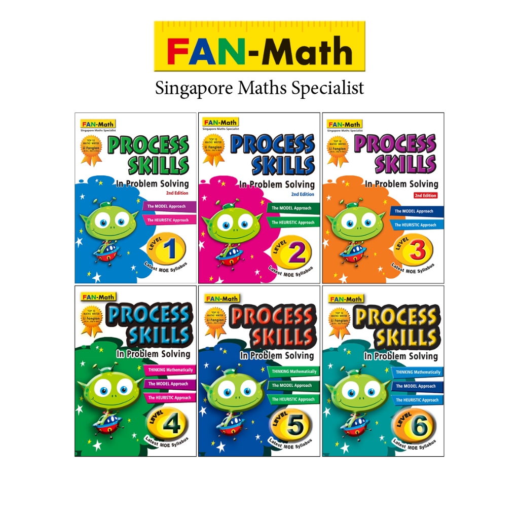 Process Skills In Problem Solving Primary 1/2/3/4/5/6 Assessment Book by FAN-Math / Problem ...