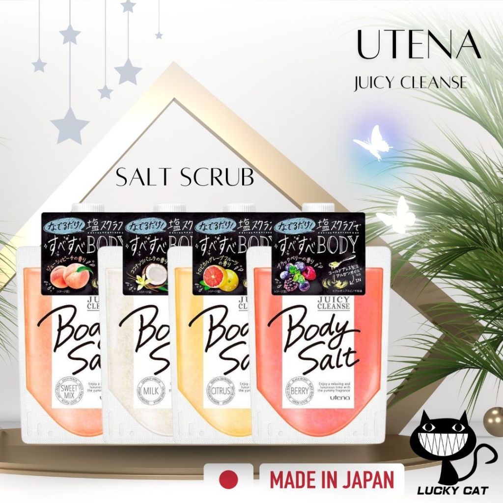【Direct from Japan】utena Juicy Cleanse Body Salt 300g | Shopee Singapore