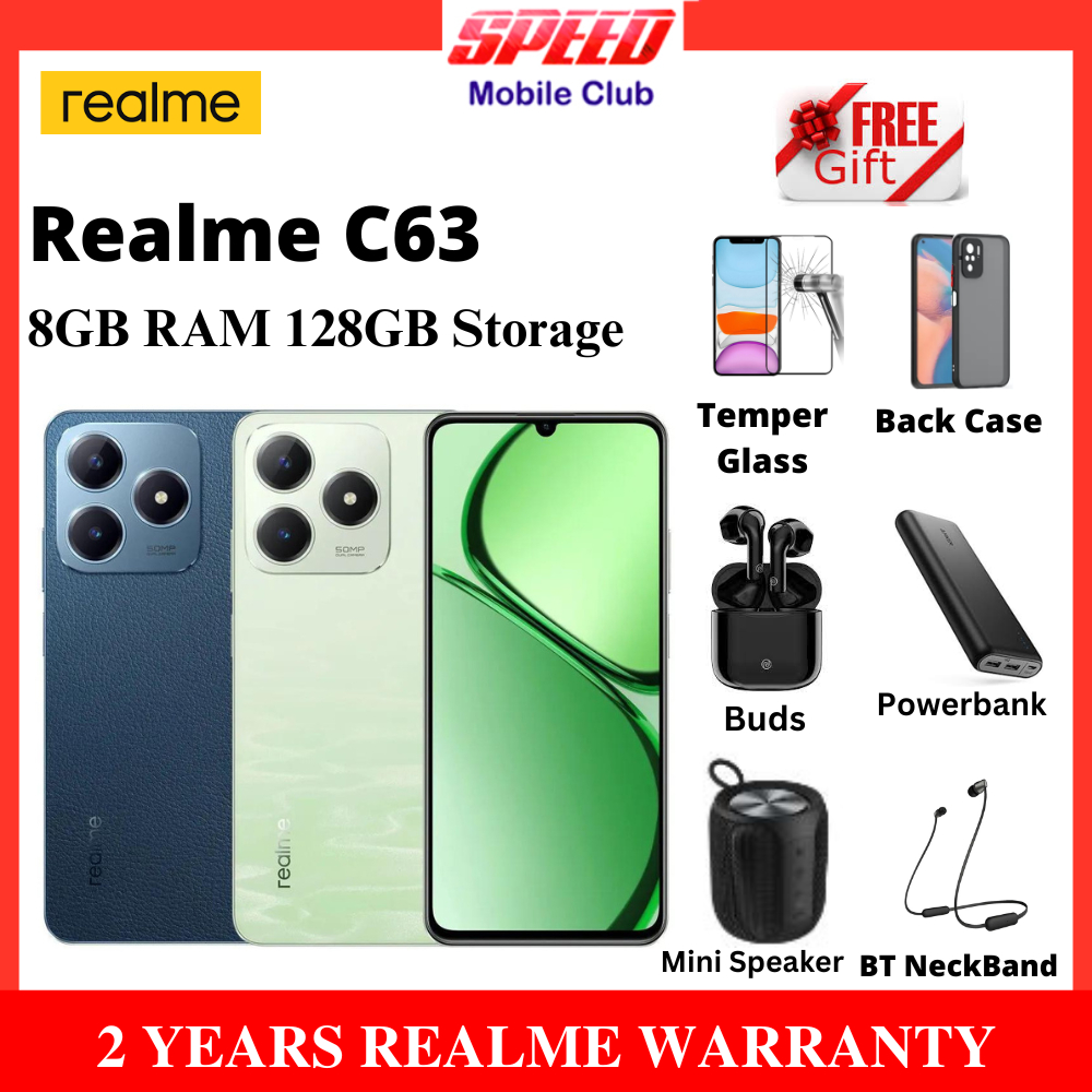 Realme C63 4G (8/128GB) | Realme C53 4G (6/128GB) (8/256GB) | 2 Years ...