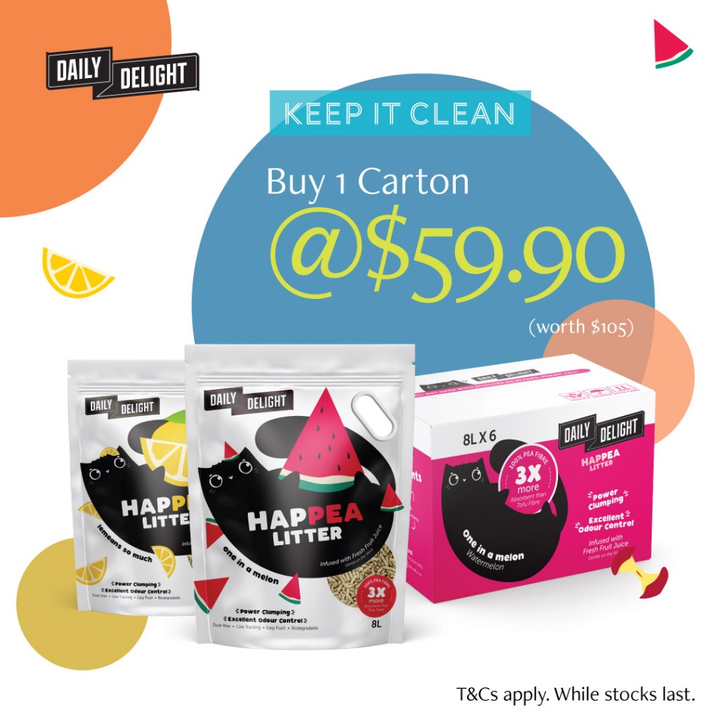 Daily Delight Happea Litter 8L ( 5 Scent ) | Shopee Singapore