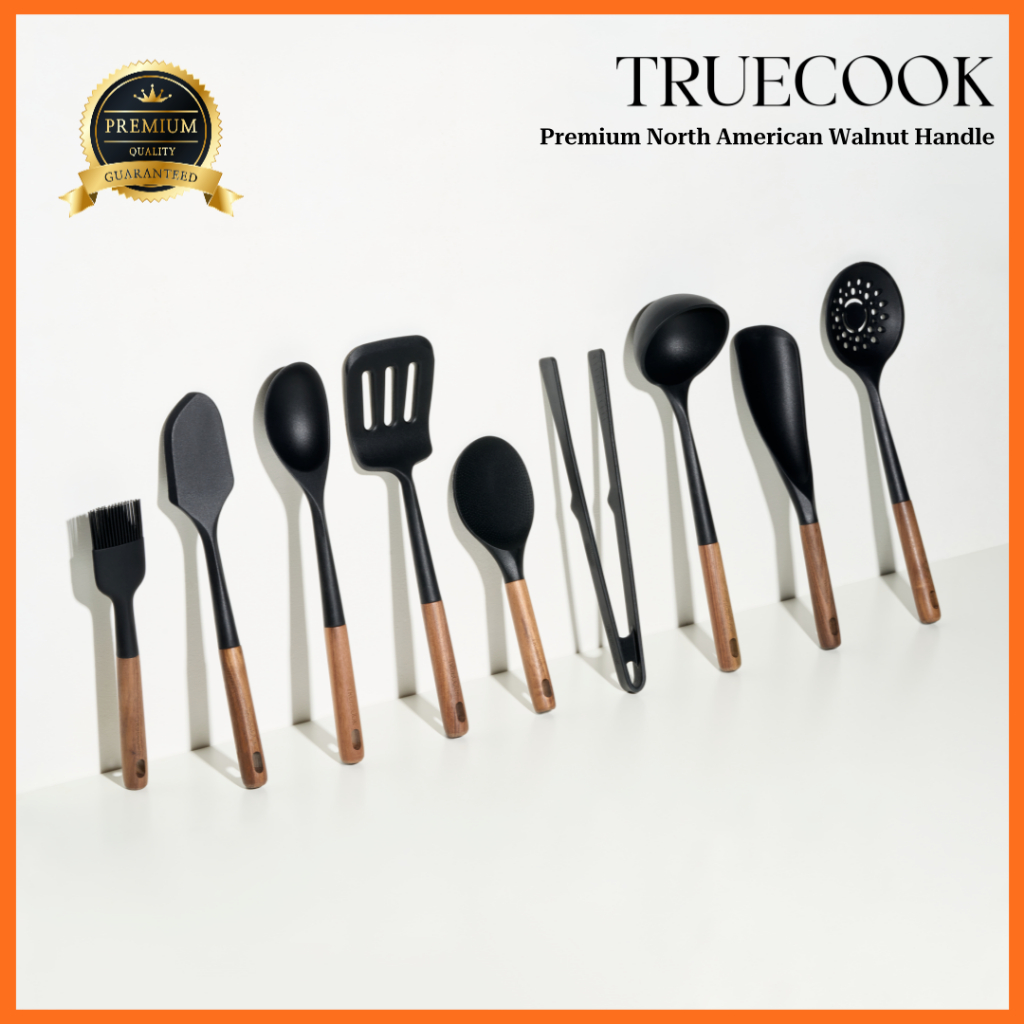 TRUECOOK 10pcs US Silicone Kitchen tool Non Stick Cooking Utensil ...
