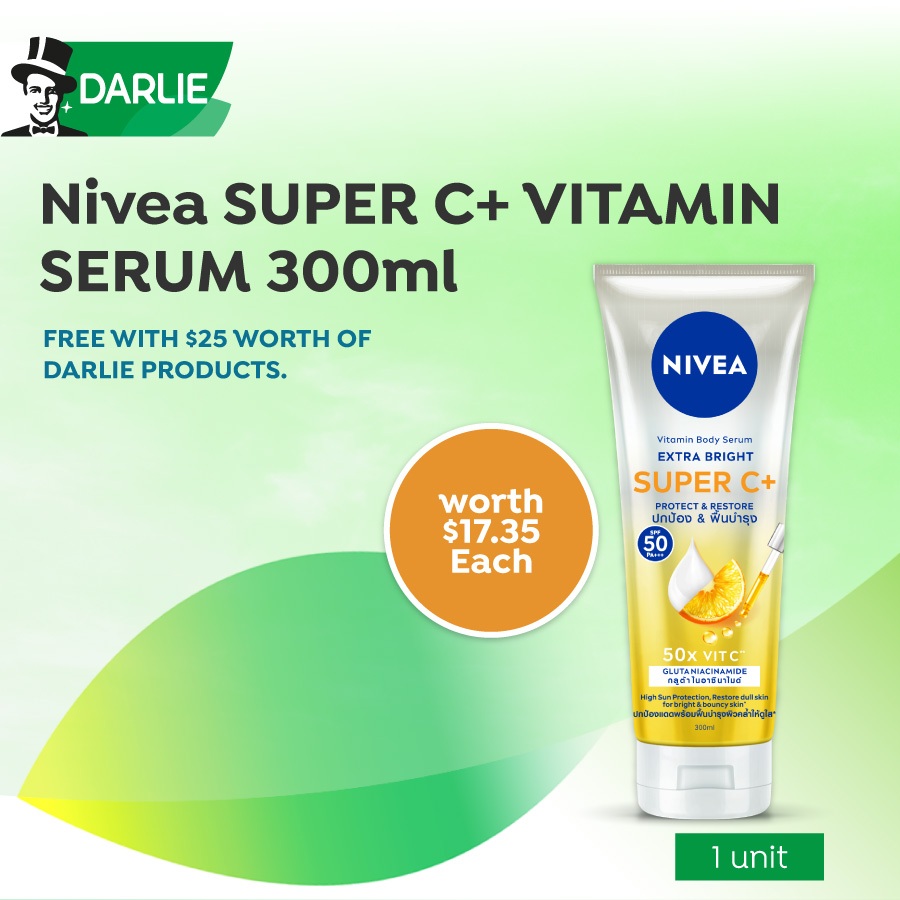 GWP Nivea SUPER C+ VITAMIN LOTION 320ml | Shopee Singapore