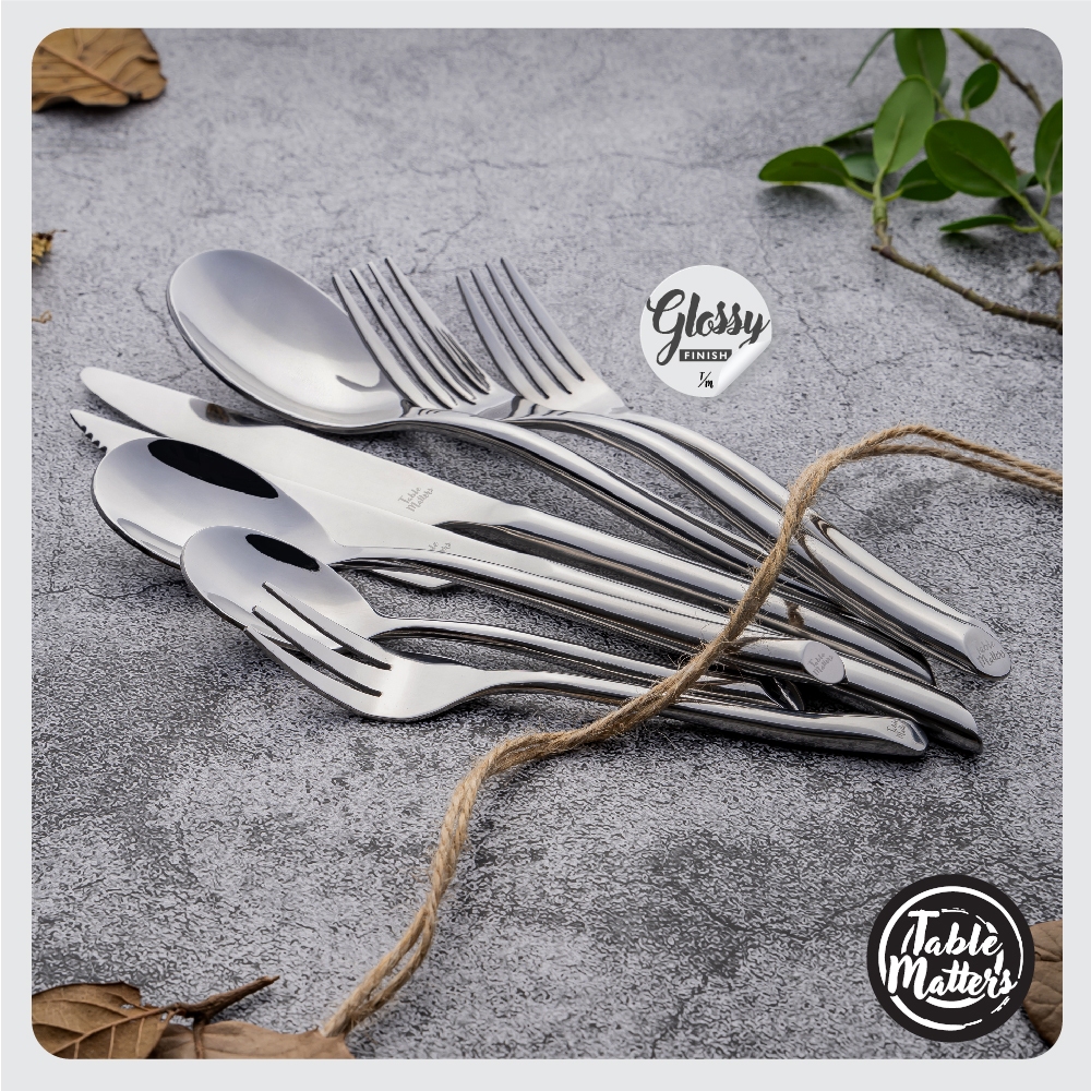 Table Matters - Shogi Stainless Steel Cutlery Set [Spoon | Fork | Tea ...