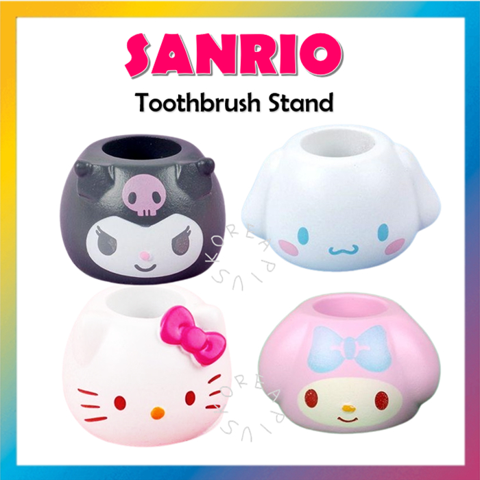 [SANRIO] Toothbrush Stand 1p (Kuromi/Cinnamoroll/Mymelody/Kitty) tooth ...