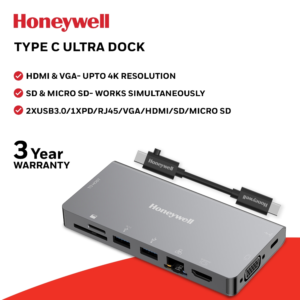 Honeywell Type C Docking Station 5/6/7/8 /11-in-1 Docking Station for ...