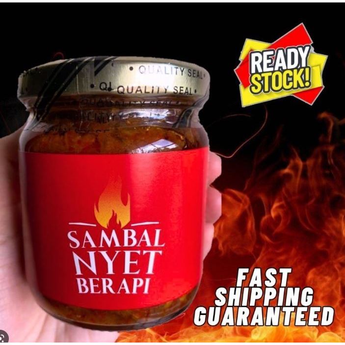 SAMBAL NYET BERAPI by KHAIRUL AMING | NET WEIGHT:180G | Shopee Singapore