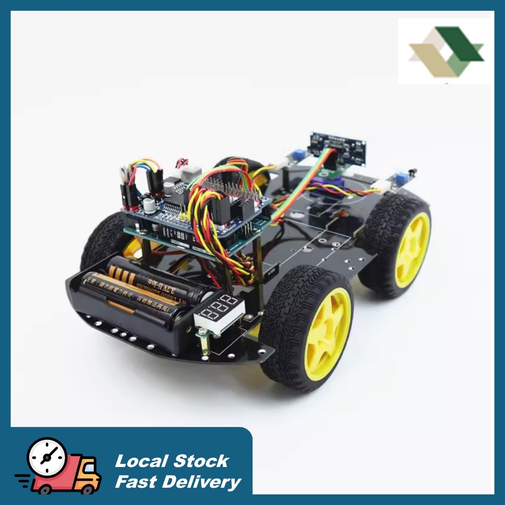 [Local stock] Smart Car Development Kit with Authentic Arduino UNO 4WD ...