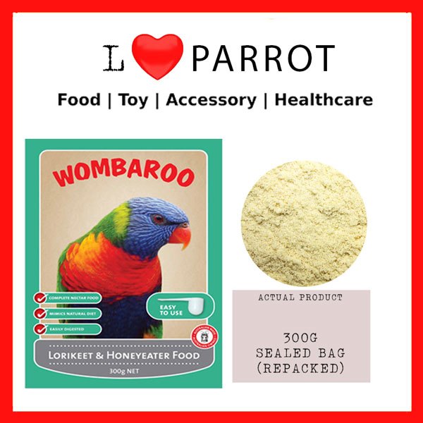 LORY lori LORIKEET COMPLETE FOOD 🇸🇬 |Pretty Bird|Wombaroo|MZ Roudybushi ...