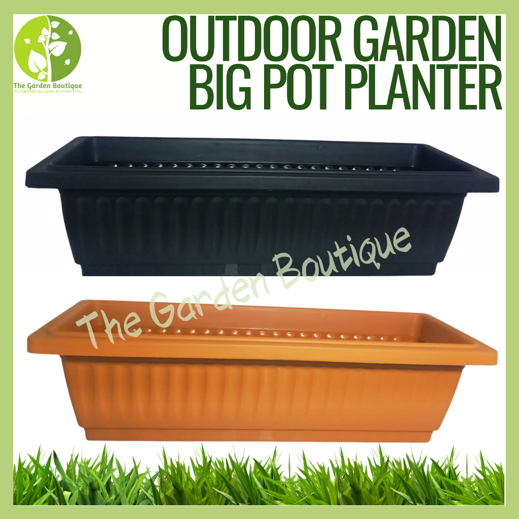 [Local Seller] Rectangular Balcony flower/Vegetable Outdoor Garden ...