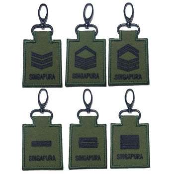 [SG Seller] Army Mini Rank Keychain , OD Green | LCP, CPL, 3SG, 2SG ...
