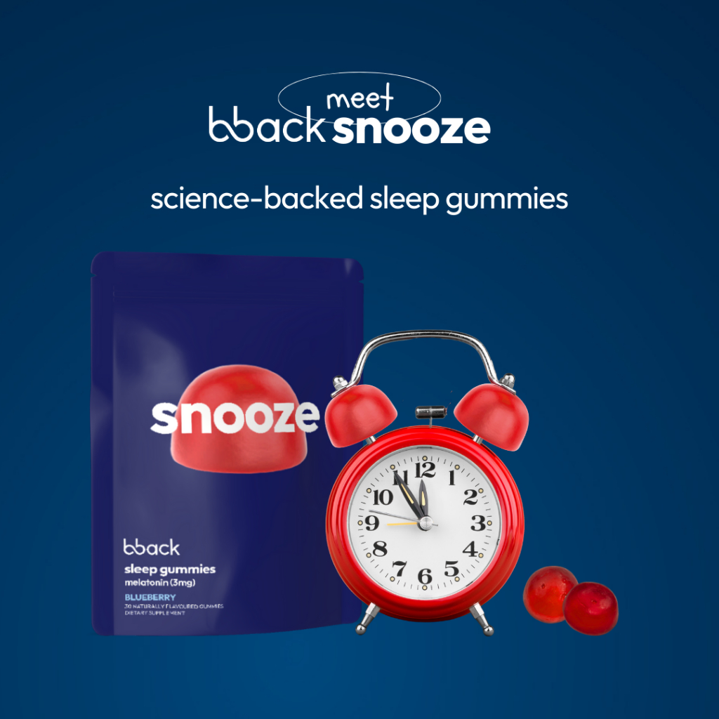 Bback Snooze Sleeping Gummies - 3mg melatonin / sleep pills replacement ...