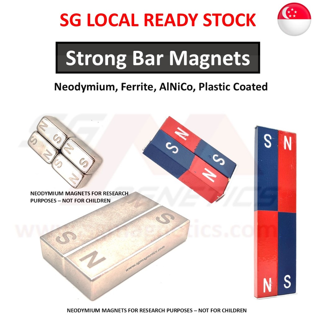 Extra Strong Bar Magnets - Research Experiment Magnetized Through ...