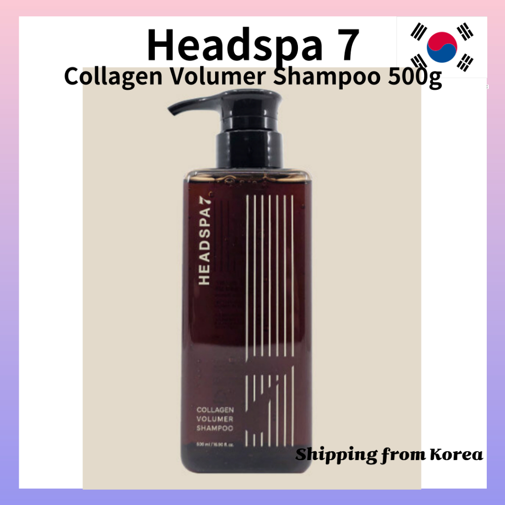 [Headspa 7] Collagen Volumer Shampoo 500g - volume-boosting | Shopee ...