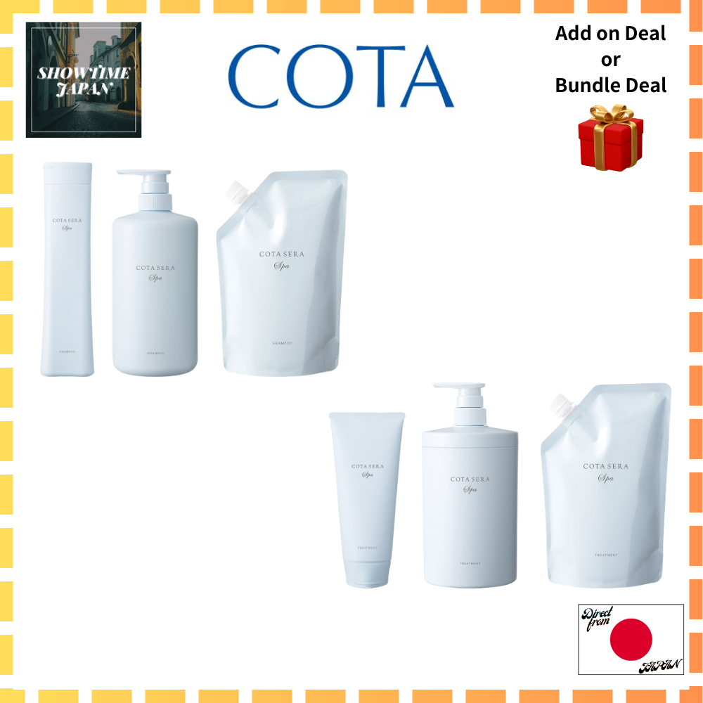 Cota sera spa shampoo 300ml & 800ml & refill 750ml / spa treatment 200g & 800g & refill 750g ...