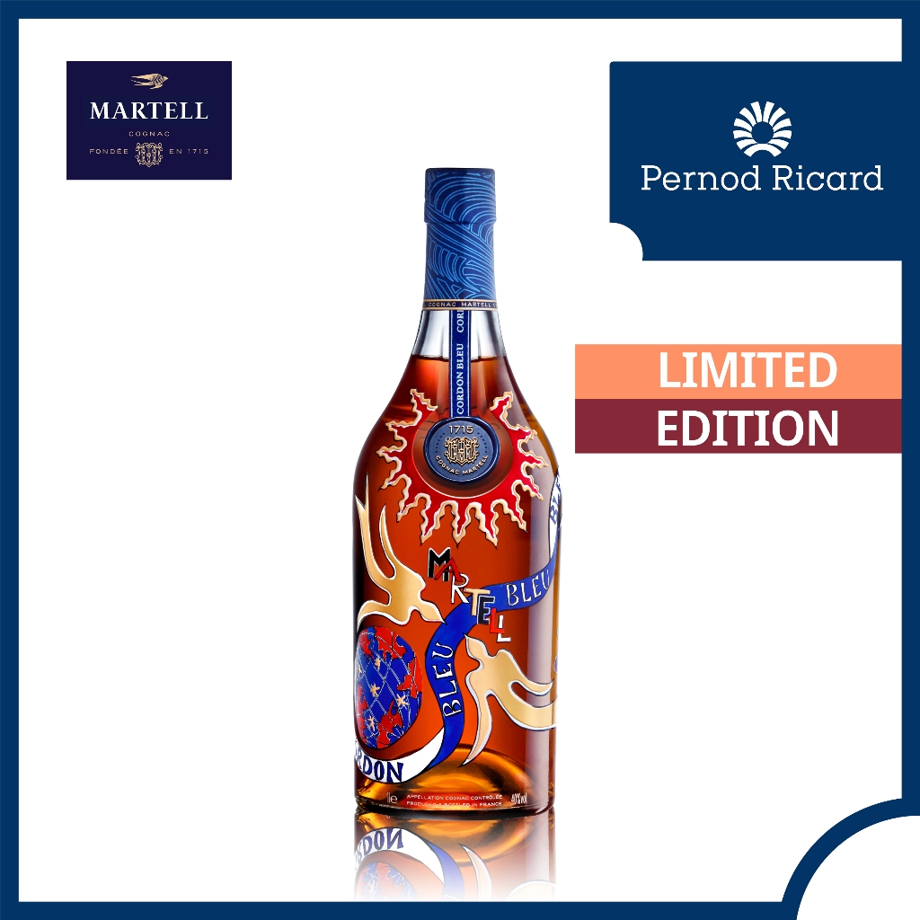 [Official Store] Martell Cordon Bleu 1 Litre Limited Edition By Vincent Darre | Shopee Singapore