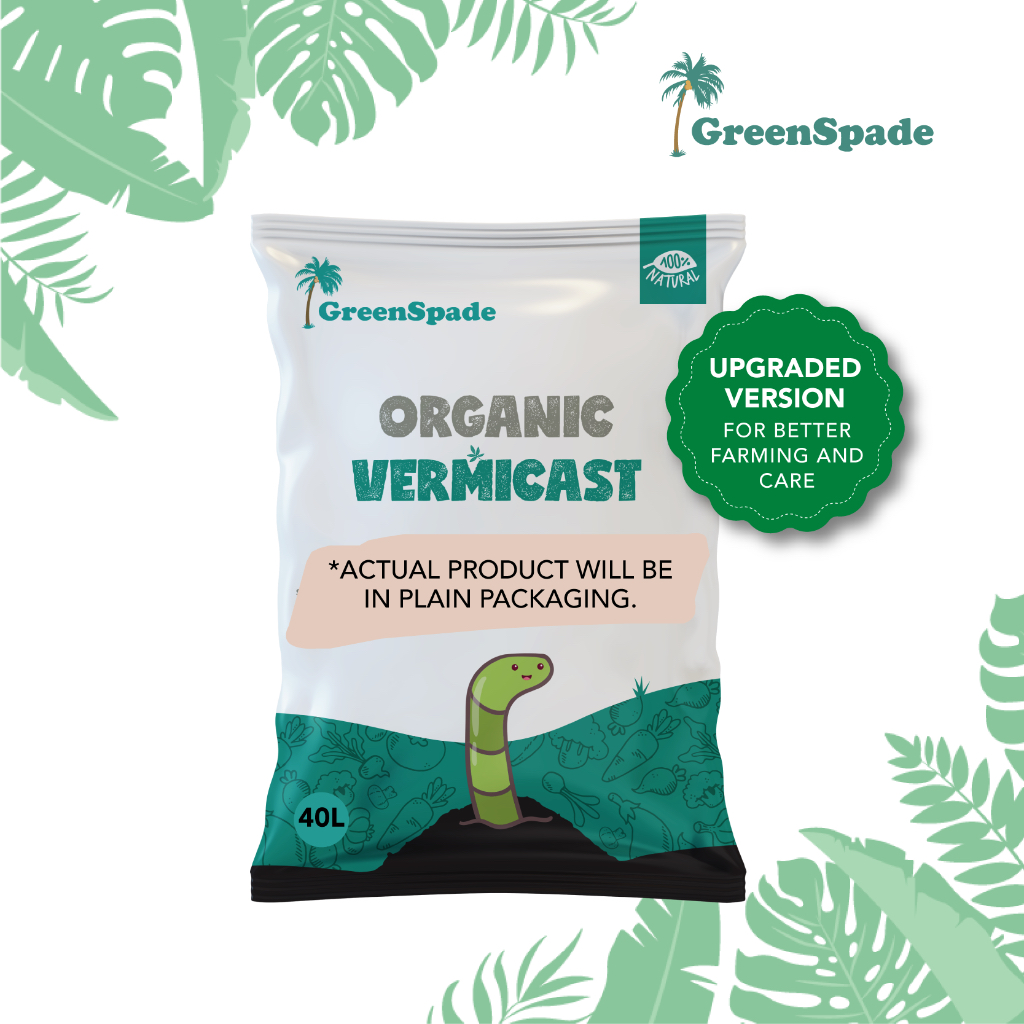 [Buy More, Save More] Green Spade - Organic Vermicast 40L (New Upgraded ...