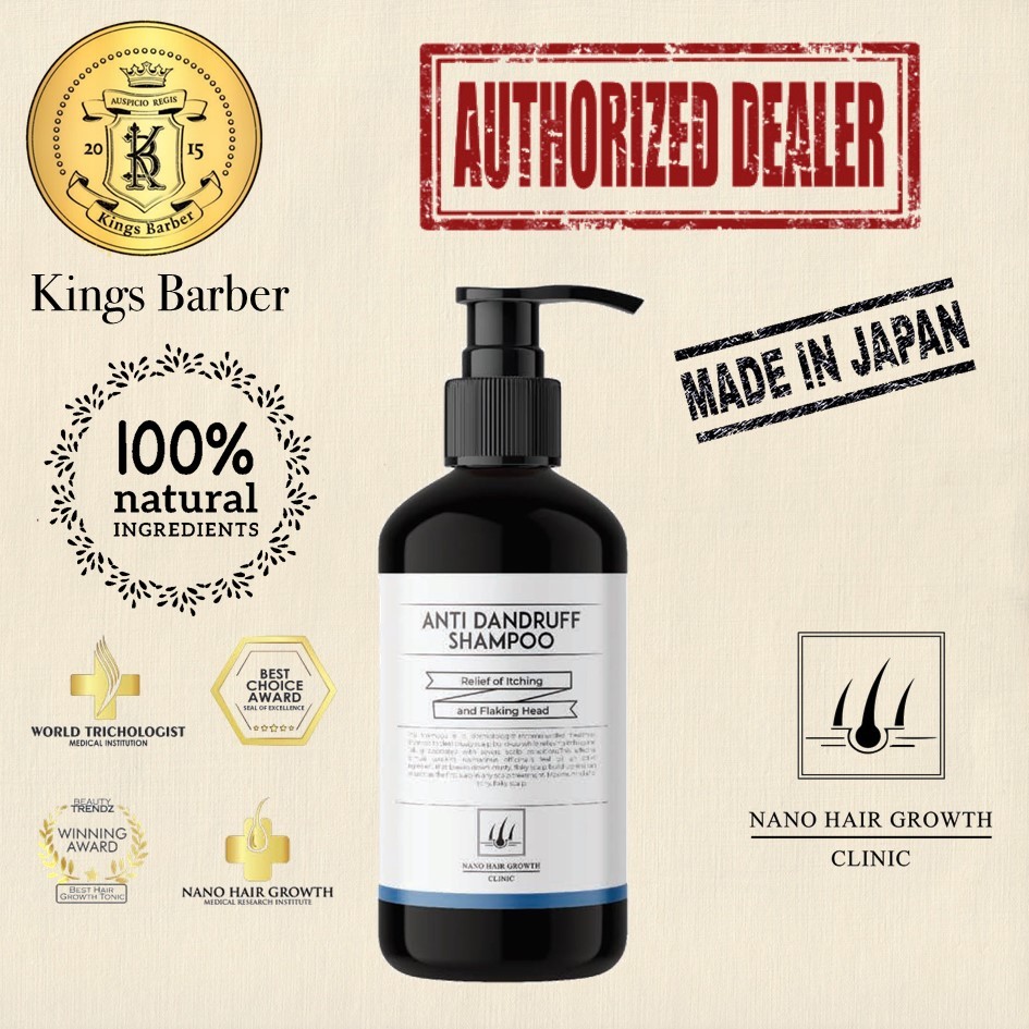 NANO HAIR GROWTH CLINIC Anti Dandruff Shampoo | 300ml | Shopee Singapore