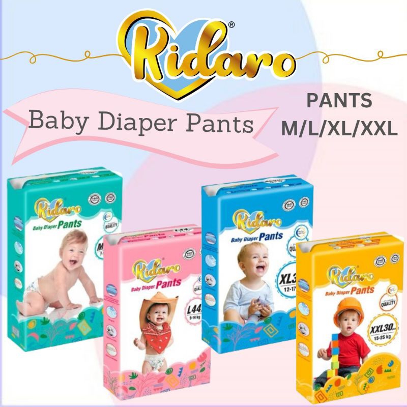 KIDARO- Baby Diaper Pants M/L/XL/XL 🔥SG Seller 🔥 | Shopee Singapore