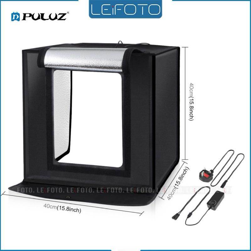 Puluz Studio Light Box Portable 80cm,60cm,40cm Light Tent LED 5500K ...